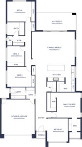 Single Storey 4 Bedroom Contemporary House Design | MyHomeBuild